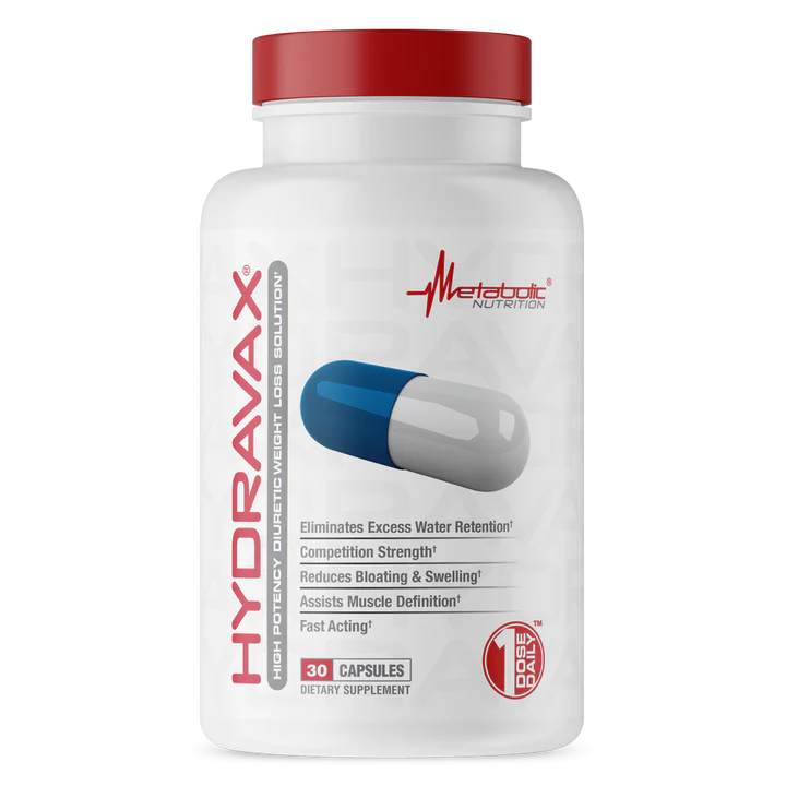Metabolic Nutrition - Hydravax, Fast Acting Diuretic (30 Caps)